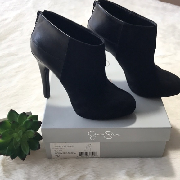 Jessica Simpson | Shoes | Jessica Simpson Black Audriana Booties | Poshmark